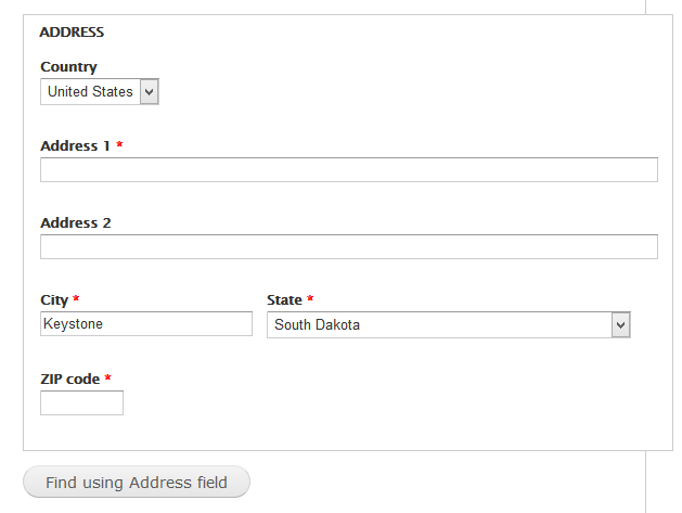 Address Fields Now Required? [#2395729] | Drupal.org